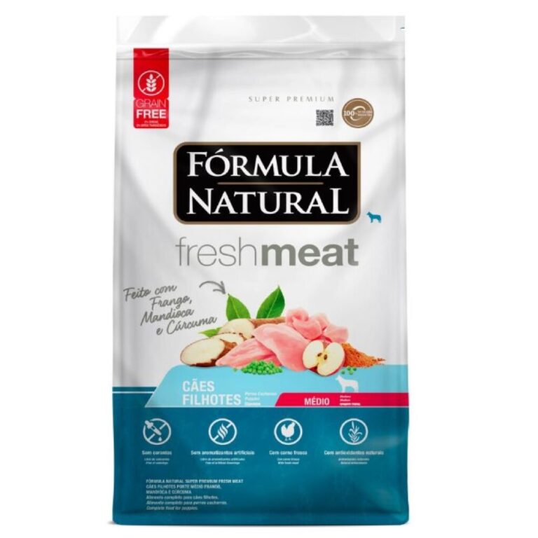 Formula Natural Fresh Meat Cachorro Medio 12 Kg - Racionya
